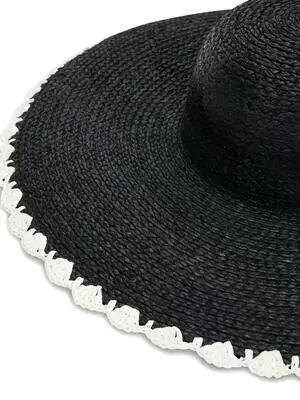 Karl Lagerfeld K/signature Scallop Beach Hat