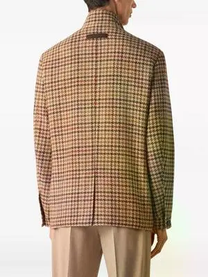 Zegna Light Beige Dark Brown And Brown Oasi Cashmere Chore Jacket