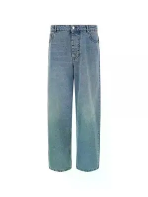 AMI Paris Wide-leg Jeans - Blue
