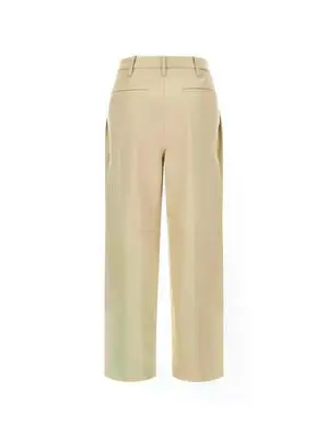 Co Pearl Panelled Leather Trousers