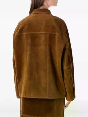 Studio Nicholson Suede Raglan-sleeve Jacket