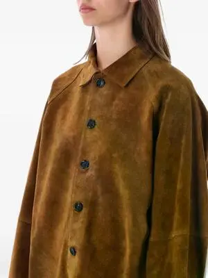 Studio Nicholson Suede Raglan-sleeve Jacket