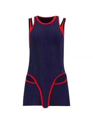 MARINE SERRE Layered Cut-out Jumpsuit