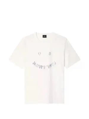 Paul Smith Logo-patch T-shirt - Neutrals