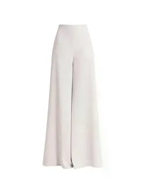 GEMY MAALOUF High-waisted Flared Trousers - Neutrals
