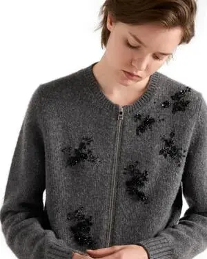 Prada Wool And Cashmere Cardigan