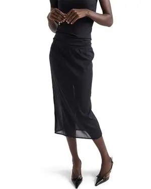 Prada Stretch Silk Chiffon Slip