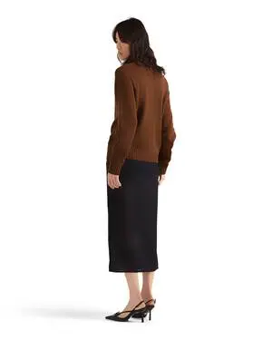 Prada Wool And Cashmere Crew-neck Sweater