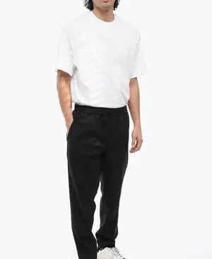 Neil Barrett Elastic-waistband Drawstring-fastening Chinos