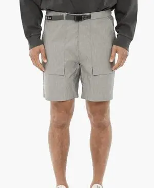 Woolrich Check Shorts With Industrial Belt