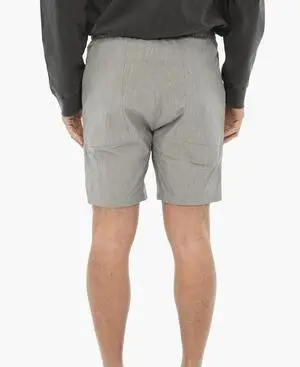 Woolrich Check Shorts With Industrial Belt