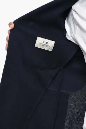 Corneliani Patch-pocket Single-breasted Blazer - Blue