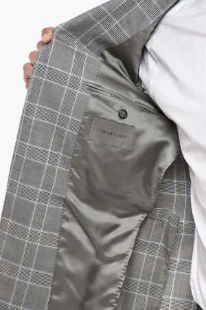 Corneliani Academy District Check Suit - Gray