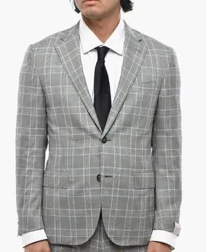Corneliani Academy District Check Suit