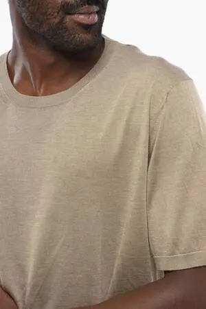 Corneliani Short-sleeve Crewneck Sweater