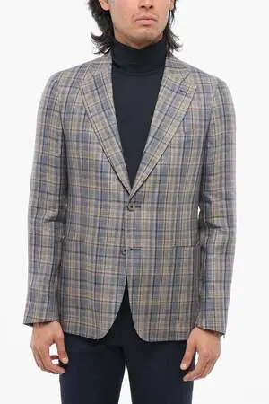 Corneliani Cc Collection Reward Checked Blazer - Multicolor