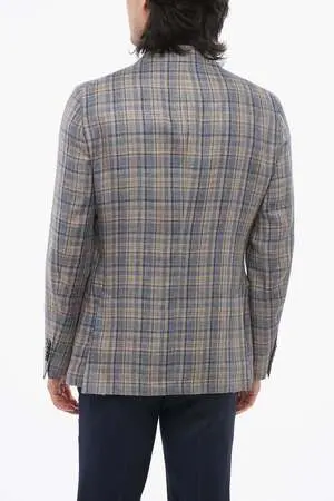 Corneliani Cc Collection Reward Checked Blazer