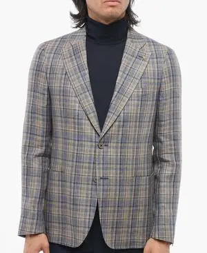 Corneliani Cc Collection Reward Checked Blazer