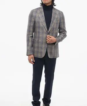 Corneliani Cc Collection Reward Checked Blazer