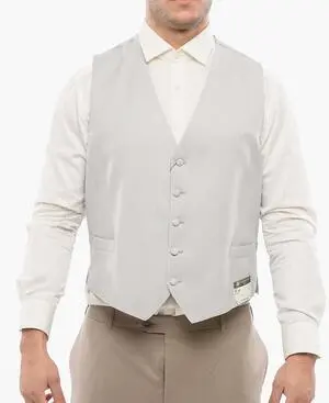 Corneliani Jetted-pockets Wool Waistcoat