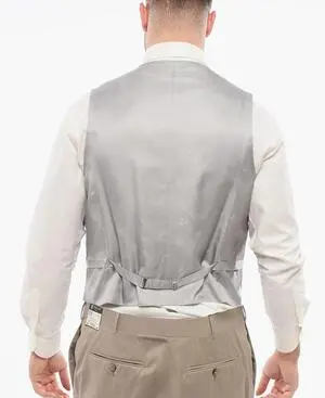 Corneliani Jetted-pockets Wool Waistcoat