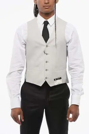 Corneliani V-neck Waistcoat - Gray