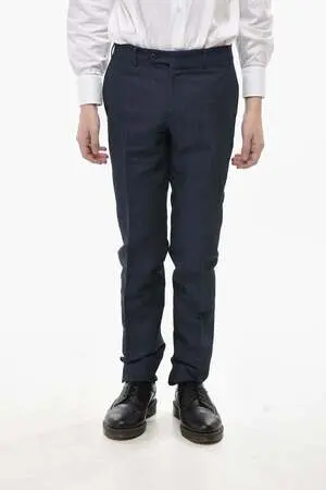 Corneliani Welt-pocket Trousers - Blue