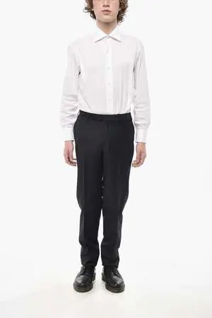 Corneliani Slim-fit Wool Trousers