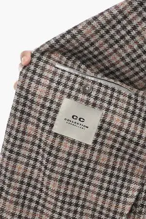 Corneliani Cc Collection Gingham Check Blazer - Multicolor