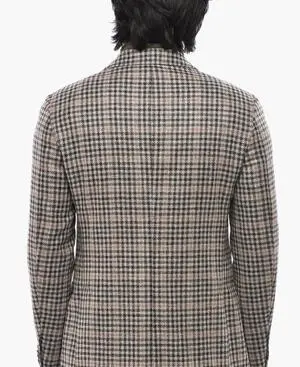 Corneliani Cc Collection Gingham Check Blazer