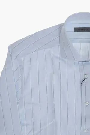 Corneliani Striped French-collar Shirt