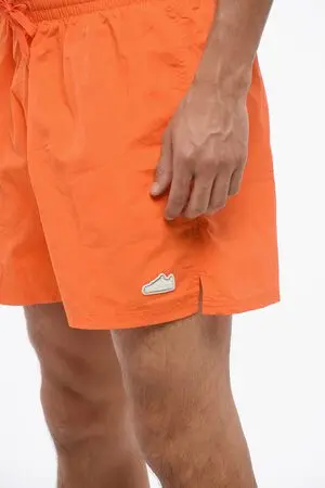 Nike Sneaker-patch Drawstring-waist Swim Shorts