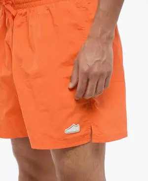 Nike Sneaker-patch Drawstring-waist Swim Shorts