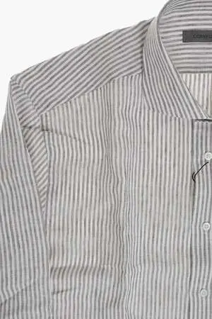 Corneliani Striped French Collar Shirt