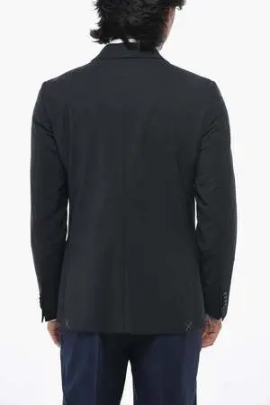 Corneliani Logo-patch Single-breasted Blazer
