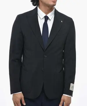 Corneliani Logo-patch Single-breasted Blazer