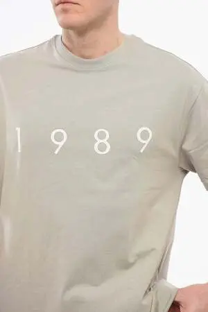 1989 STUDIO Crewneck T-shirt With Embossed Logo
