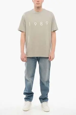1989 STUDIO Crewneck T-shirt With Embossed Logo