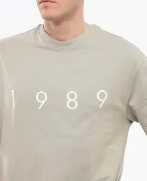 1989 STUDIO Crewneck T-shirt With Embossed Logo
