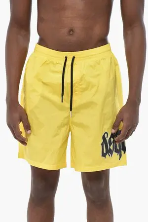 Dsquared2 Logo-print Swim Shorts - Yellow