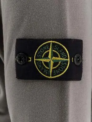 Stone Island Logo Patch Crewneck Sweatshirt