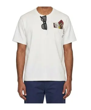 DOUBLET Trompe L'oeil Embroidered T-shirt