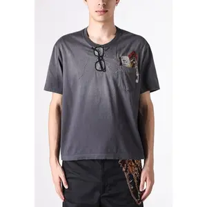 DOUBLET Trompe L'oeil Embroidery T-shirt