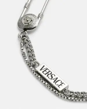 Versace Safety-pin Detailed Bracelet