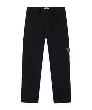 Stone Island Logo Patch Pocket Detail Pants