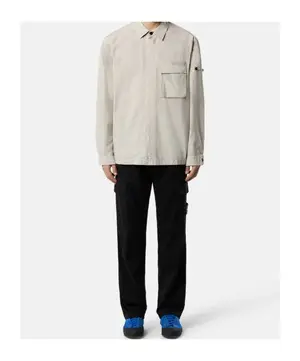 Stone Island Logo Patch Pocket Detail Pants