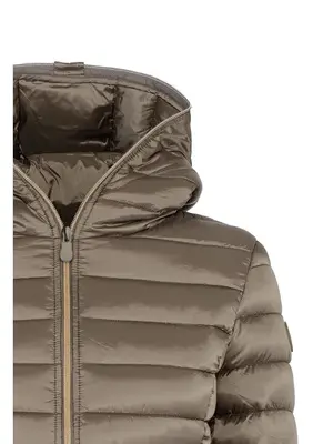 SAVE THE DUCK Hooded Quilted Down Jacket