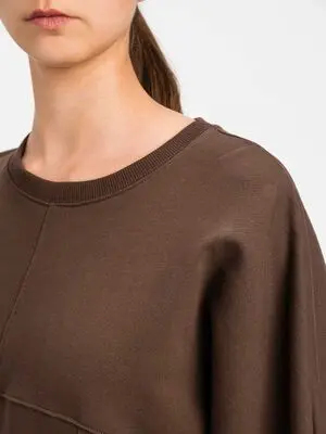 TWINSET Seam-detail Cotton Sweatshirt