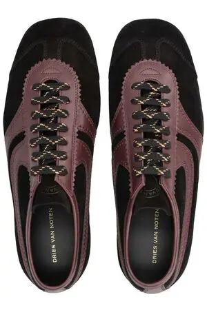 Dries Van Noten Retro Panelled Low-top Sneakers