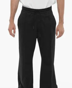 MARCELO BURLON COUNTY OF MILAN Flared Drawstring Track Pants